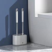 China 5PCS RV Silicone Toilet Cleaning Brush Set 300g Bathroom Brush Kit 390mm for sale