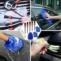 China Sustainable 4.5in Wheel Cleaning Brush 16Pcs Drill Scrubber Attachment Set for sale