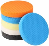 China 5Pcs Compound Buffing Polishing Pads Cleaner Sponge For Drill 6.5In 150mm for sale