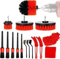 China Car Cleaning Brushes Set Includes 5 Soft Premium Detail Brush Auto Wheel Brush Kit for sale