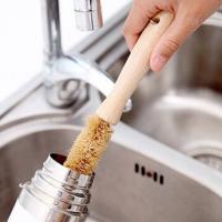China 6*8cm Eco Friendly Kitchen Scrub Brush Bamboo Wooden ISO9001 for sale