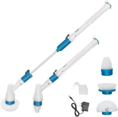 China 320 Rotate Cordless Spin Scrubber Brush 14W Output Power For Bathroom 2000mAh for sale