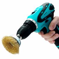 China 7pcs Wire Wheel Brush For Grinder Set 6mm Rod Corrosion Resistant for sale