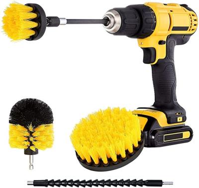 China All Purpose Drill Brush With Extend Long Attachment For Grout，Bathroom Surfaces Tub for sale