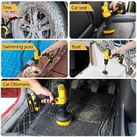 China All Purpose Drill Brush With Extend Long Attachment For Grout，Bathroom Surfaces Tub for sale