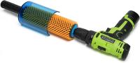 China ODM Ski Wax Brush 2500rpm Snowboard Roto Brush Ski Tunning 10mm Nylon Bristles for sale