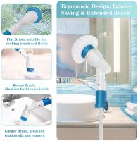 China SGS Bathtub Electric Rotary Scrubber Stainless Steel 300 RPM for sale