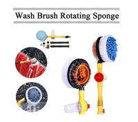 China 120mm Pressure Washer Auto Rotate Brush For Car Wash Rotating Brush 360 Degree for sale