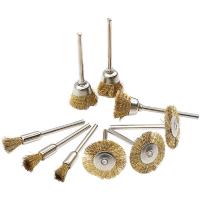 China 2.5cm Rust Removal Wire Metal Wheel Brush 4.7g 41mm Long Rotary Grinder Power Tool for sale