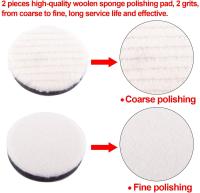 China 38pcs 3In Car Polishing Pad Kit 7.5cm Polisher Attachment For Drill for sale