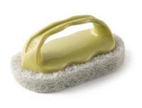 China 13.5*7.5cm Polyester Kitchen Sponge Cleaner With Handle 45g for sale