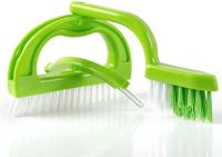 China ABS Grout Cleaning Brush 5in Tile Joint Scrub Brush Set With Handle 3 In 1 ODM for sale