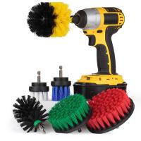 China 6 Pieces Power Scrubber Drill Brush Kit Cordless PP Material for sale