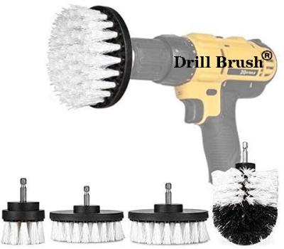 China PP 4Pcs Scrub Brush Drill Attachment Kit For Cleaning for sale