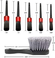 China PP Car Cleaning Brush Kit Include 5 Car Detailing Brushes for sale