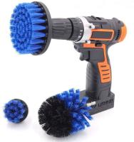 China PP Filament 3pcs Electric Drill Brush Attachments For Cleaning for sale