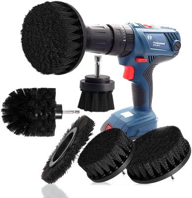 China 5pcs Heavy Duty Power Scrubber Drill Brush Kit Used For Grill Cleaning for sale