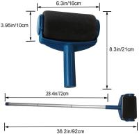 China Paint Roller Kit 8 Pcs Multifunctional For Paint Runner Blue for sale