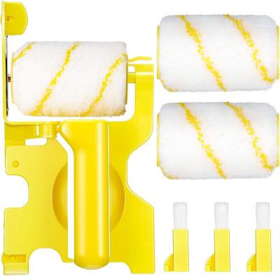 China Clean  Cut Paint Edger Roller Brush HandHeld With 2 Brush 2 Replacement Roller for sale