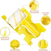 China Clean  Cut Paint Edger Roller Brush HandHeld With 2 Brush 2 Replacement Roller for sale