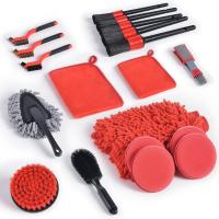 China 19Pcs Pp Car Detailing Brush Kit For Internal And External Detail for sale