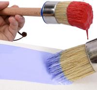 China 3 Pcs Chalk Paint Brush Natural Bristle Painting For Furniture for sale
