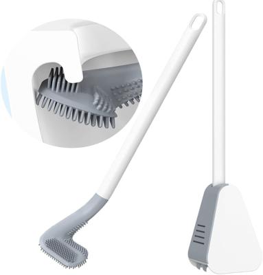 China 6.7 Ounces Golf Toilet Brush And Holder Set Silicone for sale