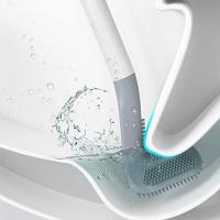 China 6.7 Ounces Golf Toilet Brush And Holder Set Silicone for sale