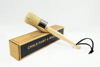 China Natural Bristles Cleaning Chalk Paint Brushes For Painting 45mm for sale