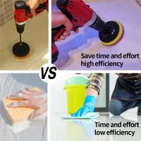 China PP Filament Electric Scrubbing Brush 24 Pieces Suitable For Tiles Floor Joint for sale