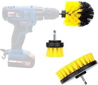 China PP Drill Scrubber Brush 3Pcs Cleaning Kit For Bathroom Surfaces for sale