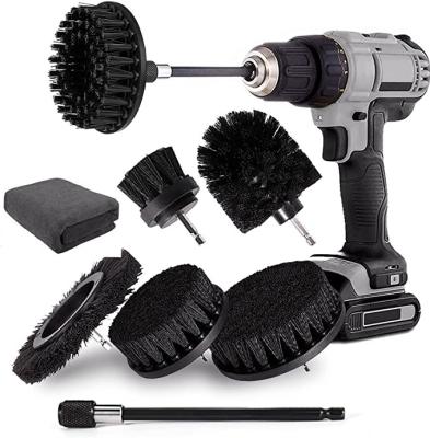 China PP 2inch Drill Brush Attachment Set 8Pcs For Cleaning for sale