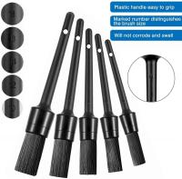 China 9pcs Auto Car Detailing Brush Set For Interior Cleaning for sale