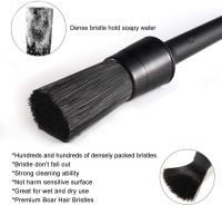 China 9pcs Auto Car Detailing Brush Set For Interior Cleaning for sale