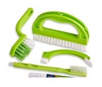 China Grout Tile Brush Cleaner 4 In 1 Cleaning With Nylon Bristles for sale