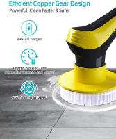 China Cordless Electric Spin Scrubber Adjustable Extension Handle for sale