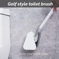 China TPR Silicone Golf Toilet Brush360 Deep Cleaning 71X410mm for sale