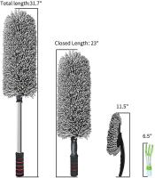 China 4PCS Car Interior Detailing Brush PP Microfiber Duster for sale