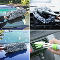 China 4PCS Car Interior Detailing Brush PP Microfiber Duster for sale