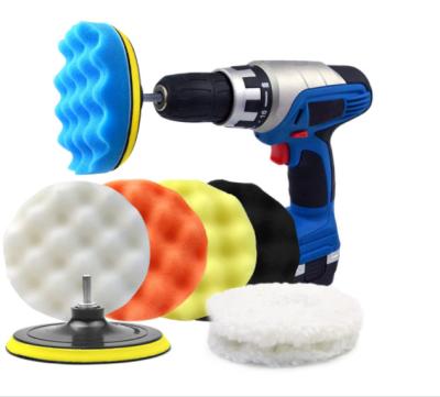 China Car Polishing Buffing Sponge Pads 11pcs 6 Inch For Household Electric Drill for sale