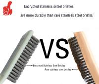 China 5pcs Wire Scratch Brush Stainless Steel Bristles With Handle Rust Removal for sale