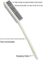 China 5pcs Wire Scratch Brush Stainless Steel Bristles With Handle Rust Removal for sale