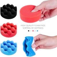 China 17PCS 3 Inch Car Polishing Pads Sponge Buffing Pads With M10 Drill Adapter for sale