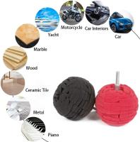 China 17PCS 3 Inch Car Polishing Pads Sponge Buffing Pads With M10 Drill Adapter for sale