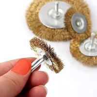 China Polishing Wire Brush Set 7 Piece With Clamping Shaft 6Mm for sale