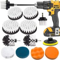 China PP Filament Power Scrubber Kit Long Reach Attachment For Kitchen Washing for sale