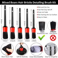China Car Cleaning Brush Set 14 Pieces For Car Interior Detailing for sale