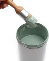 China Bristle Burlywood Wax Paint Brush For Chairs Chalk Painting for sale