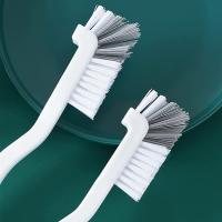 China 4 PCS 0.3mm PP Filament Kitchen Dish Brushes White Customerized for sale