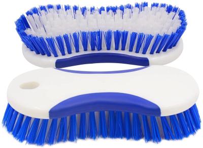 China Multi Use Scrubbing 2PCS Stiff Bristle Brush For Carpet Floor for sale